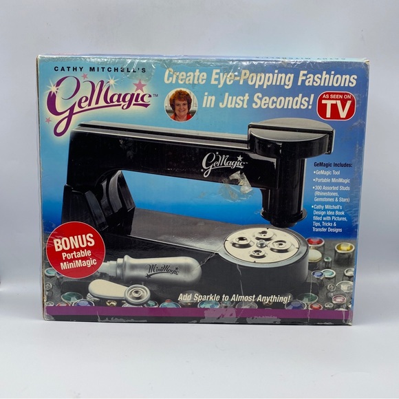 Accessories | Cathy Mitchells Gemagic Stud Setting Bedazzler Machine ...